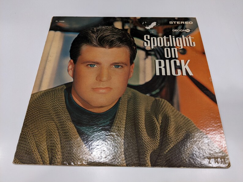 Rick / Ricky Nelson spotlight on Rick Vinyl LP 1964 Decca VG Cover With ...
