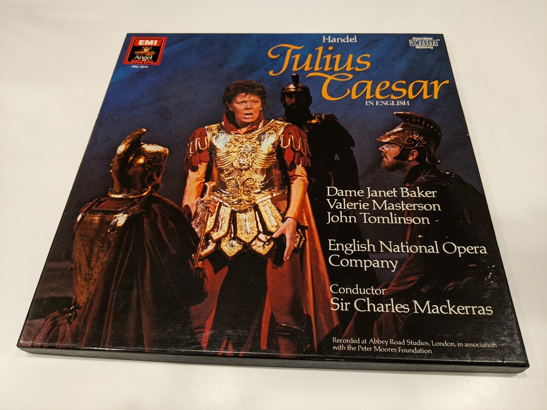 Handel "julius Caesar" Triple Vinyl 3 X LP Box Set (german Import; NM ...