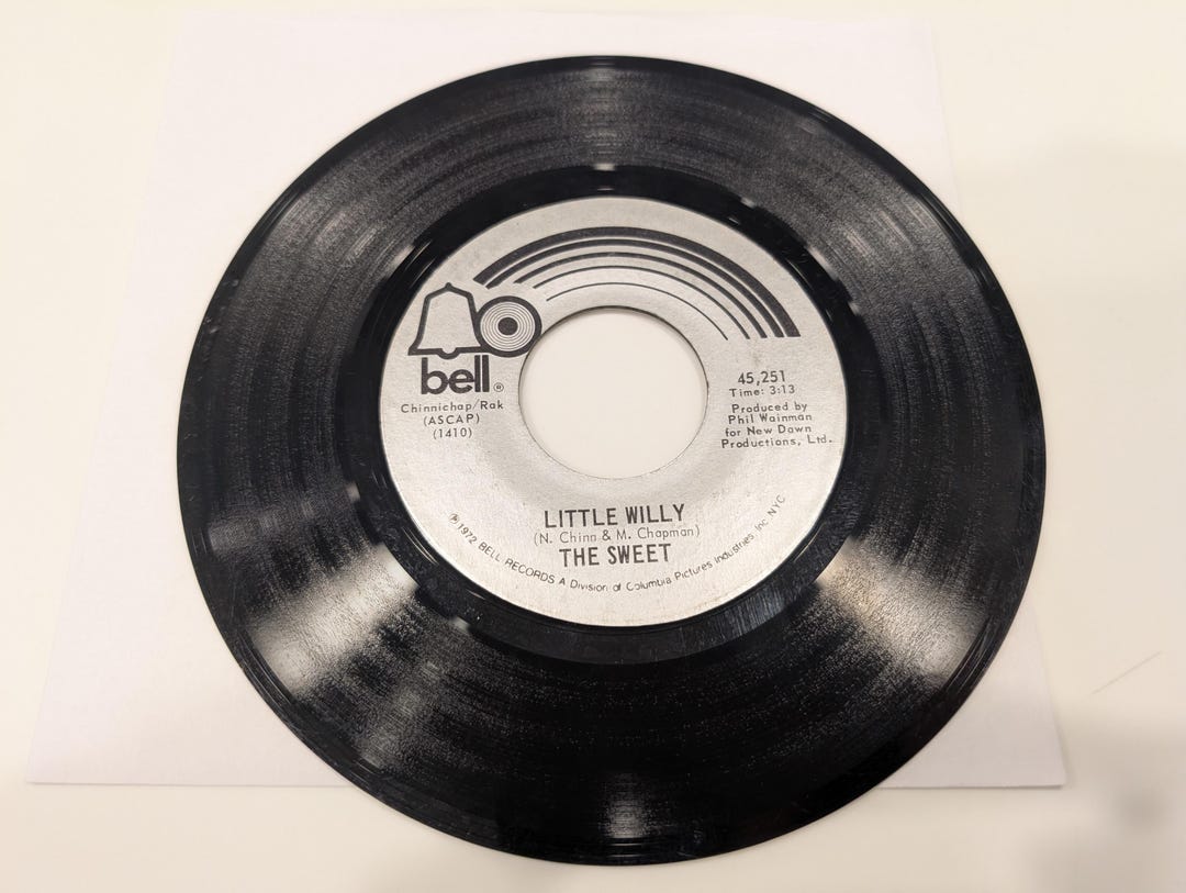 Sweet, the "little Willy / Man From Mecca" Vinyl 7" Single (strong VG+ ...