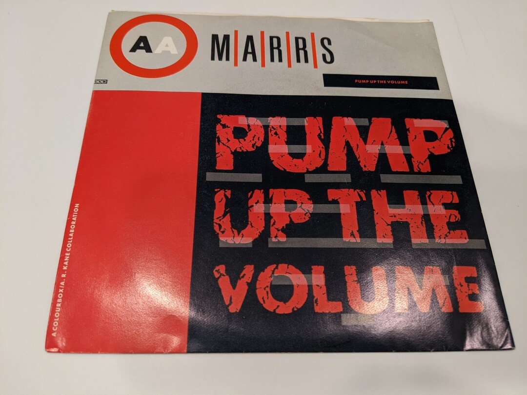 Marrs pump up the Volume / Anitina Vinyl 7 Single VG Paper Sleeve / NM Disc Beautiful Microfiber ...