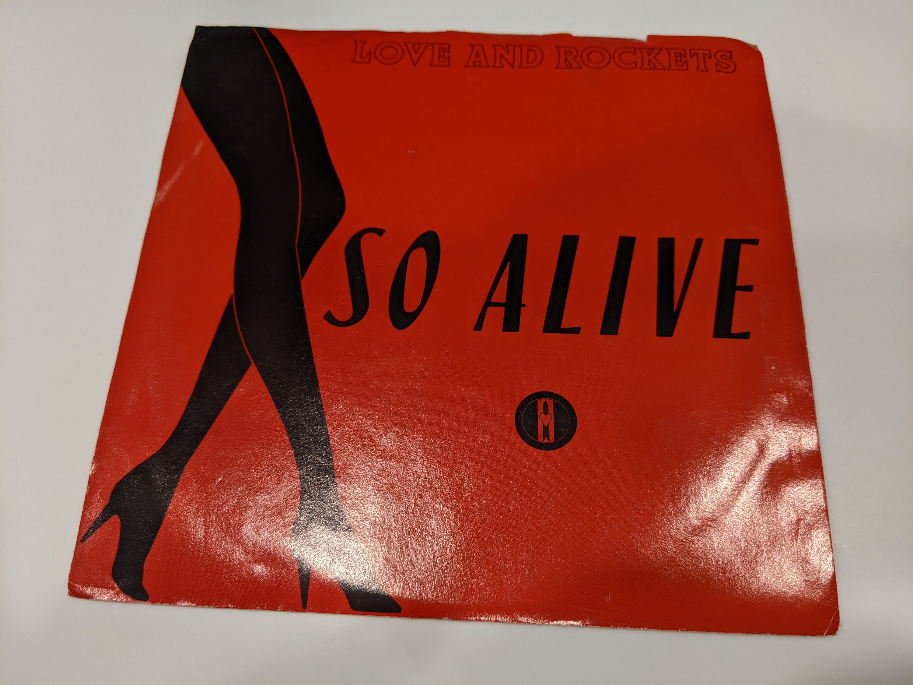 Love & Rockets so Alive / Dreamtime Translucent Vinyl 7 Single VG Paper ...