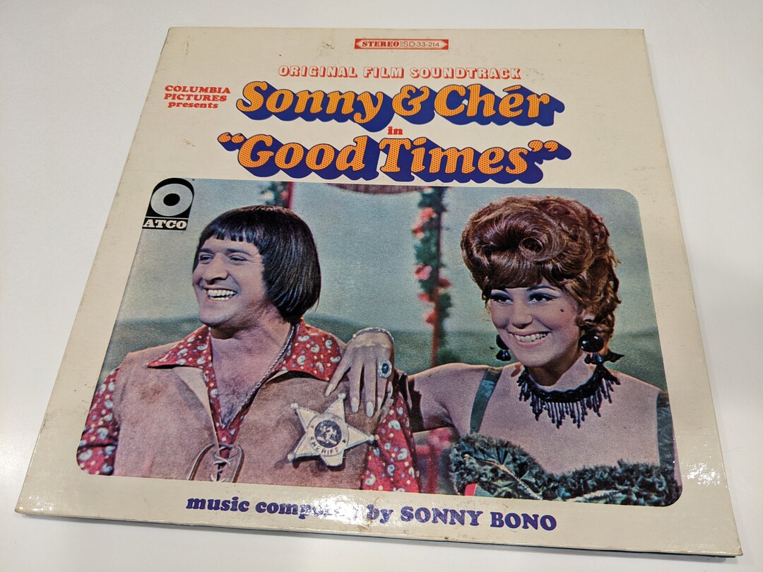 Sonny & Cher "good Times Original Film Soundtrack" Vinyl LP (EX Giant ...