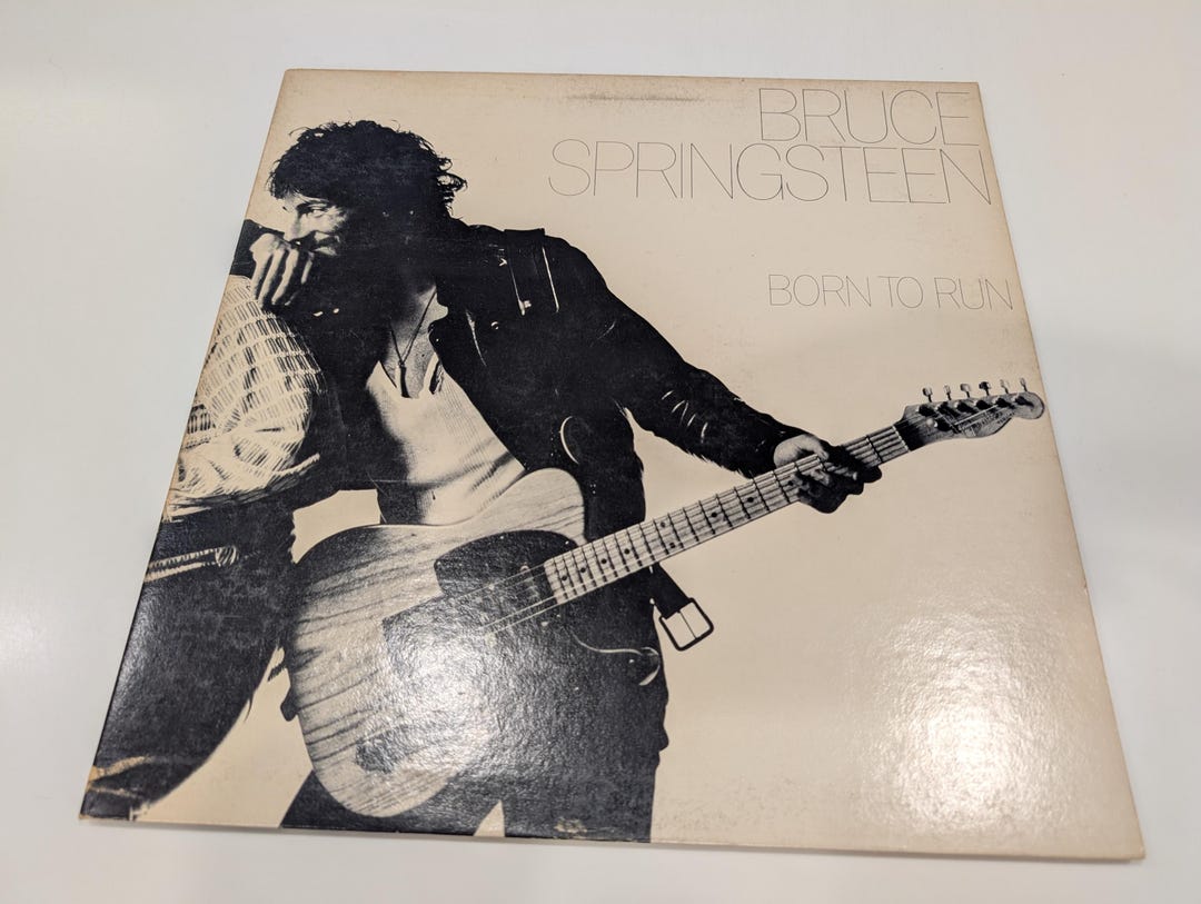 Bruce Springsteen "born to Run" Vinyl LP ("jon" Spelled Correctly ...