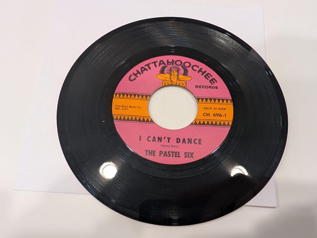 Pastel Six "i Can't Dance / Red River Quetzal" Vinyl 7" Single (early ...