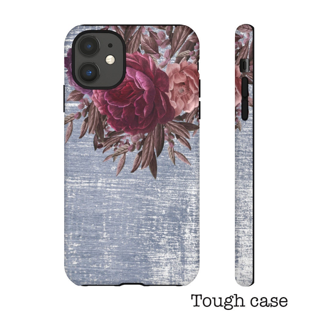 Personalised Floral iPhone 12 Pro Max Case iPhone 11 Pro Max - Etsy