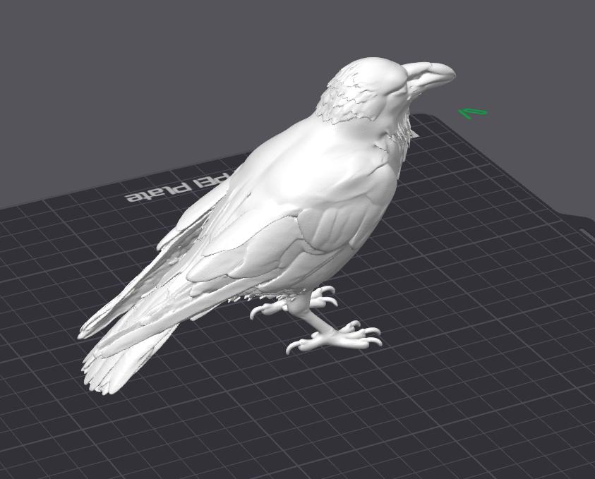 Realistic Raven 3D Model STL: Gothic Halloween Decor (digital Download ...