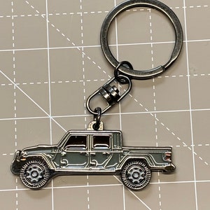Keychain Fit for Jeep Gladiator JT Both Side Image Enamel - Etsy