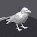 Realistic Raven 3D Model STL: Gothic Halloween Decor (digital Download ...