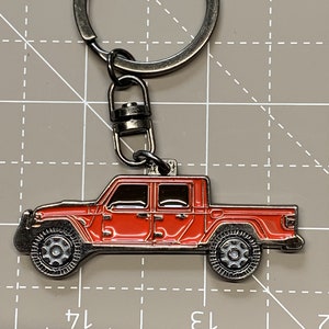 Keychain Fit for Jeep Gladiator JT Both Side Image Enamel - Etsy