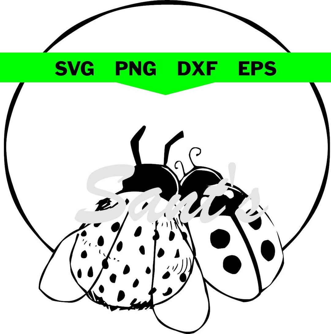 Digital File of Ladybug Lady Bug Digital Download ~ Svg Png Dxf Eps ...