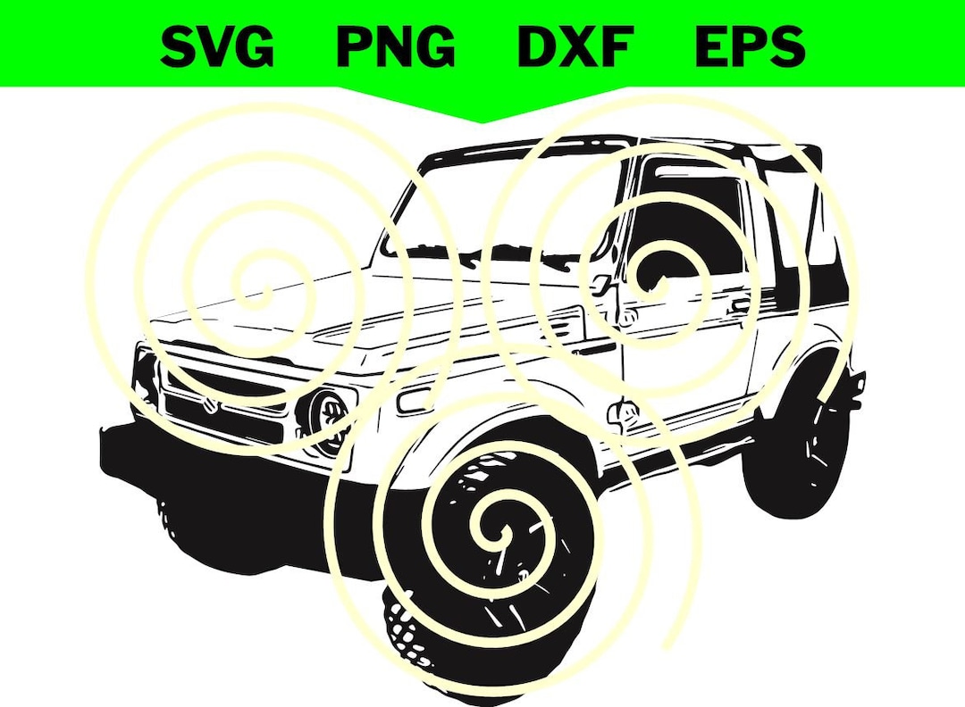 Digital File of for Suzuki Samurai Digital Download ~ Svg Png Dxf Eps ...