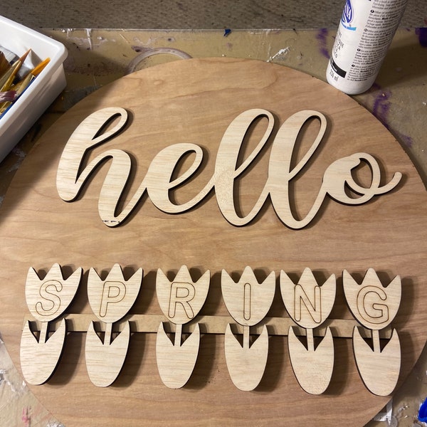 Seasonal Door Hanger - Etsy