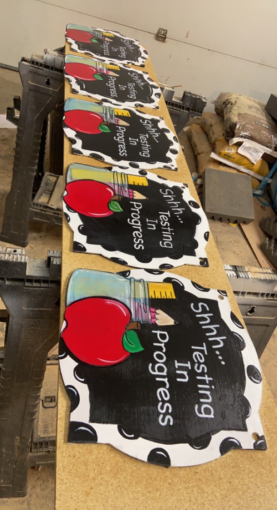 Testing in Progress Sign for Teachers - Etsy