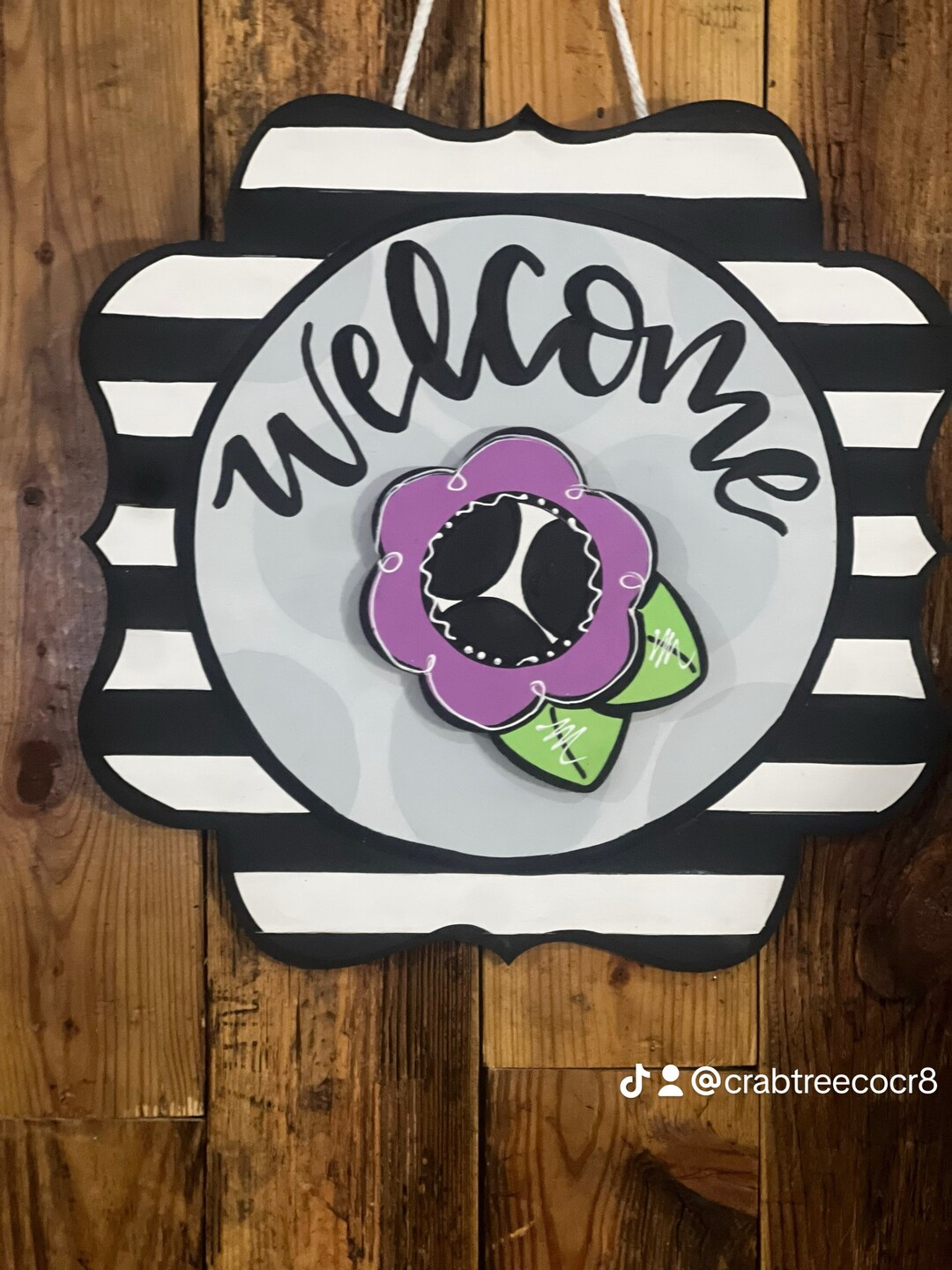 Welcome Interchangeable Door Hanger - Etsy
