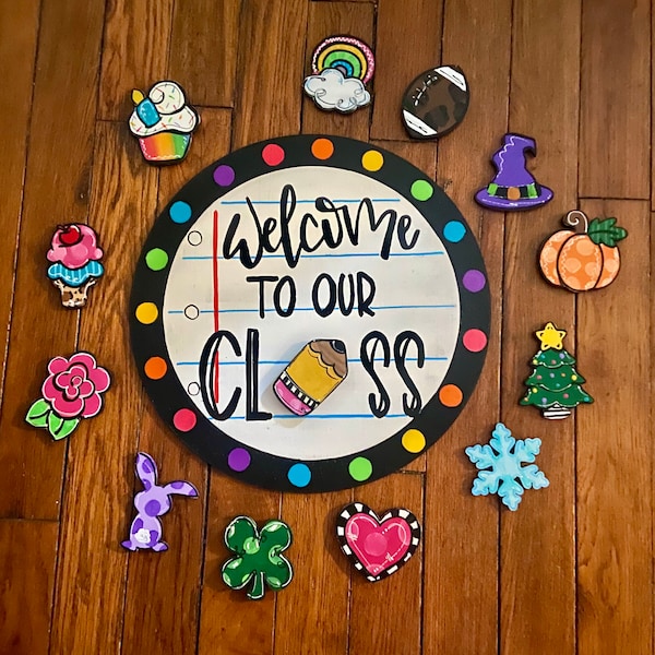 Class Door Sign - Etsy