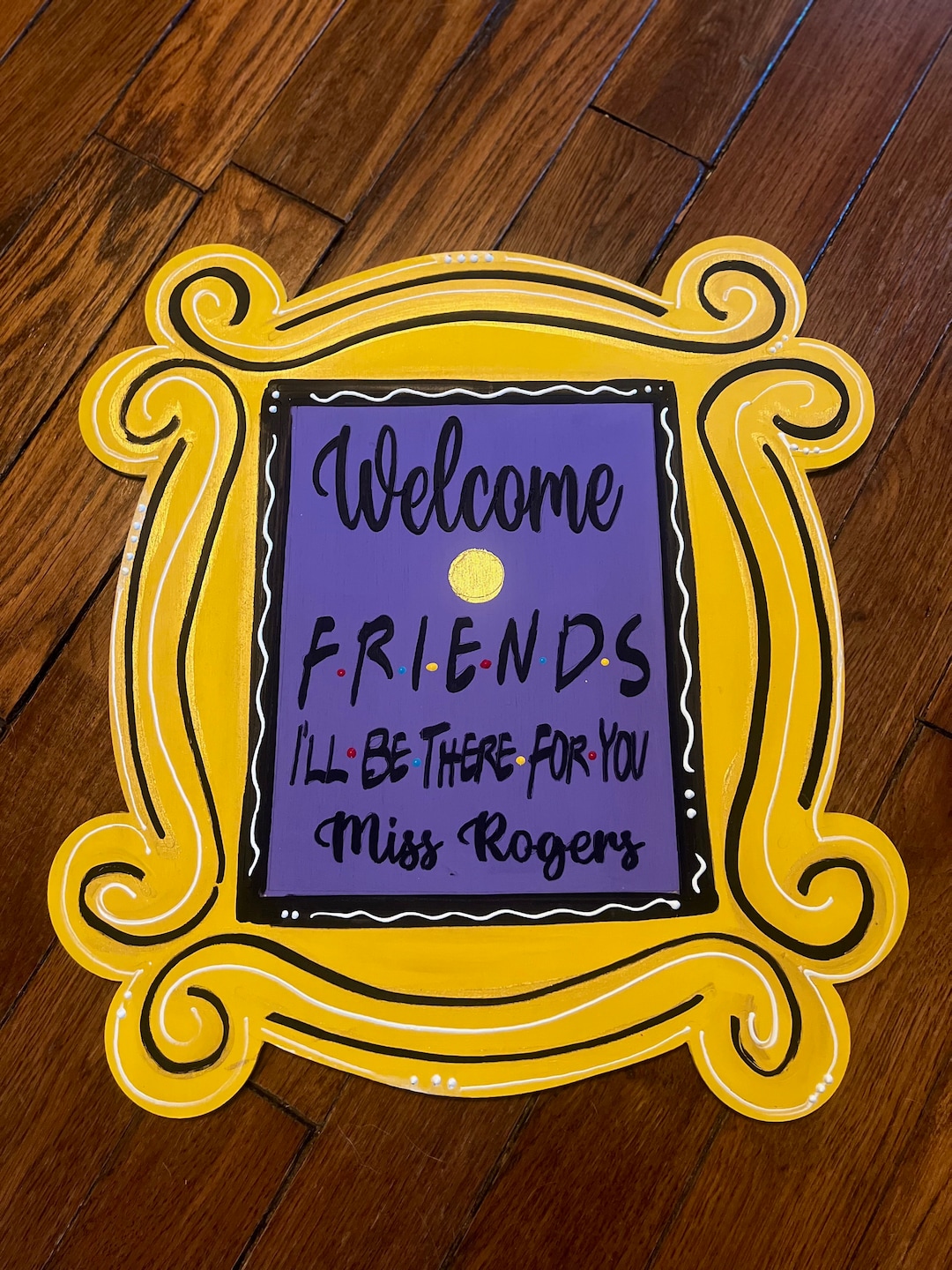 Friends TV SHOW Peep Hole Door Hanger - Etsy