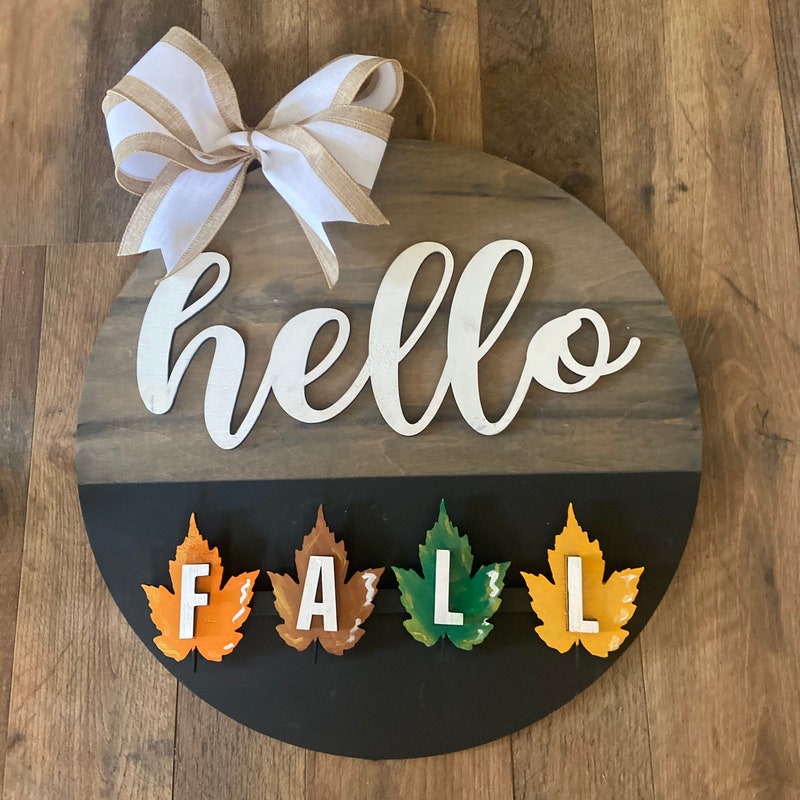 Seasonal Door Hanger - Etsy