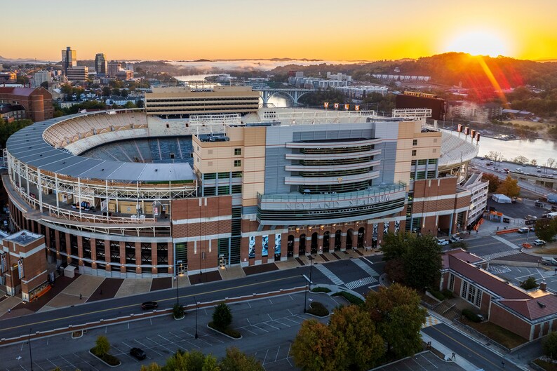 University of Tennessee - Neyland Stadium - Print/canvas - Etsy