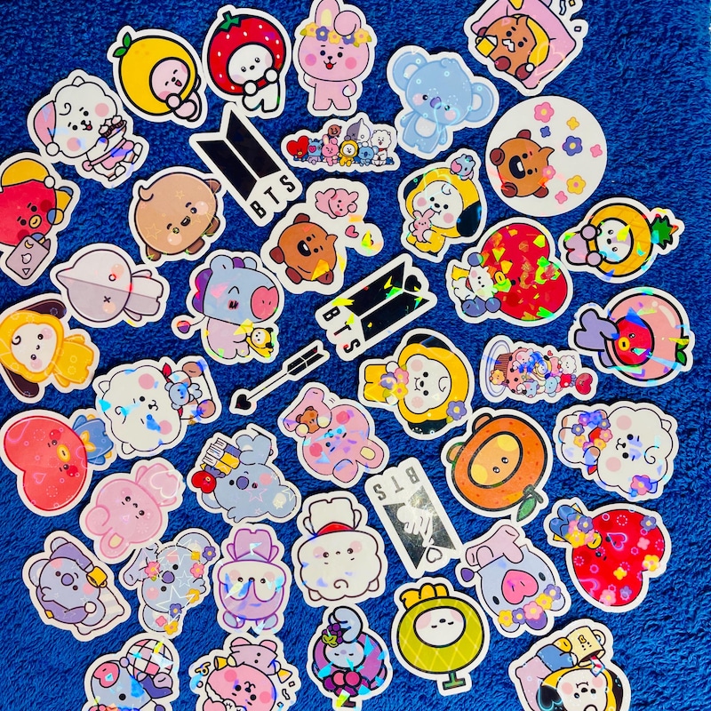 Bt21 Stickers - Etsy