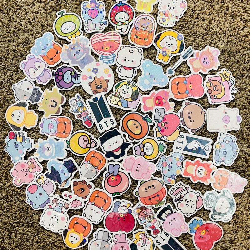 Bt21 Stickers - Etsy
