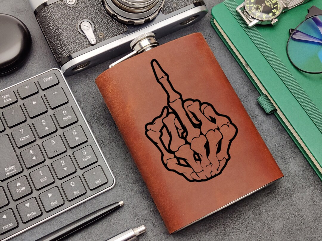 Middle Finger Gift Middle Finger Flask Middle Finger - Etsy