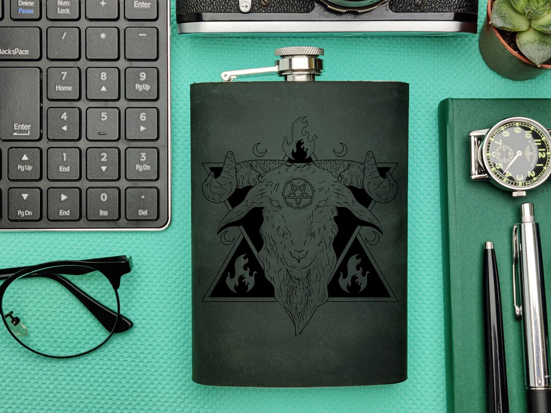 Sacrifice Gift Middle Ages Sigil of Baphomet Devil Satanic Design Goth ...