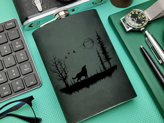 Werewolf Gift Wolf Wedding Howling Wolf Personalized - Etsy