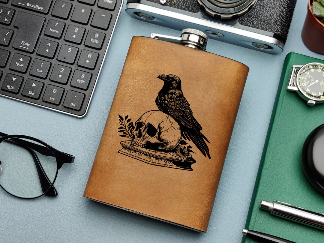 Raven Moon Skull Potion Bird Dark Side 666 Abadon Devil Demon Goth ...