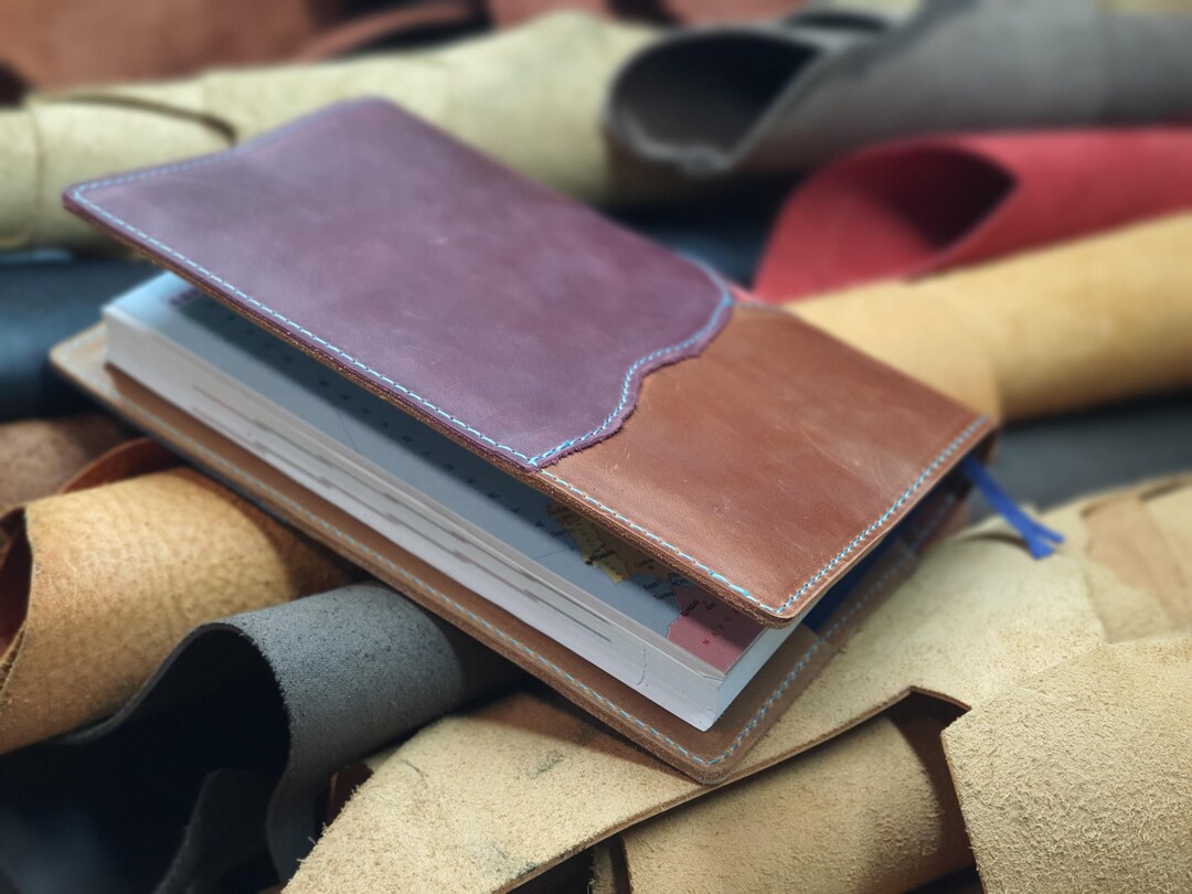 Custom Notebook Book Cover, Leather Notebook A5 Cover, A5 Folder ...