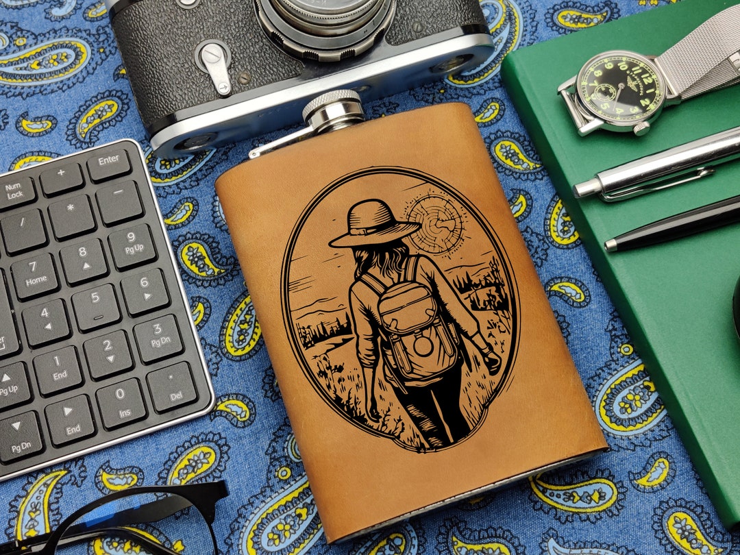 Adventure Lover Camping Nature Wildlife Explorer Decor Leather Custom ...