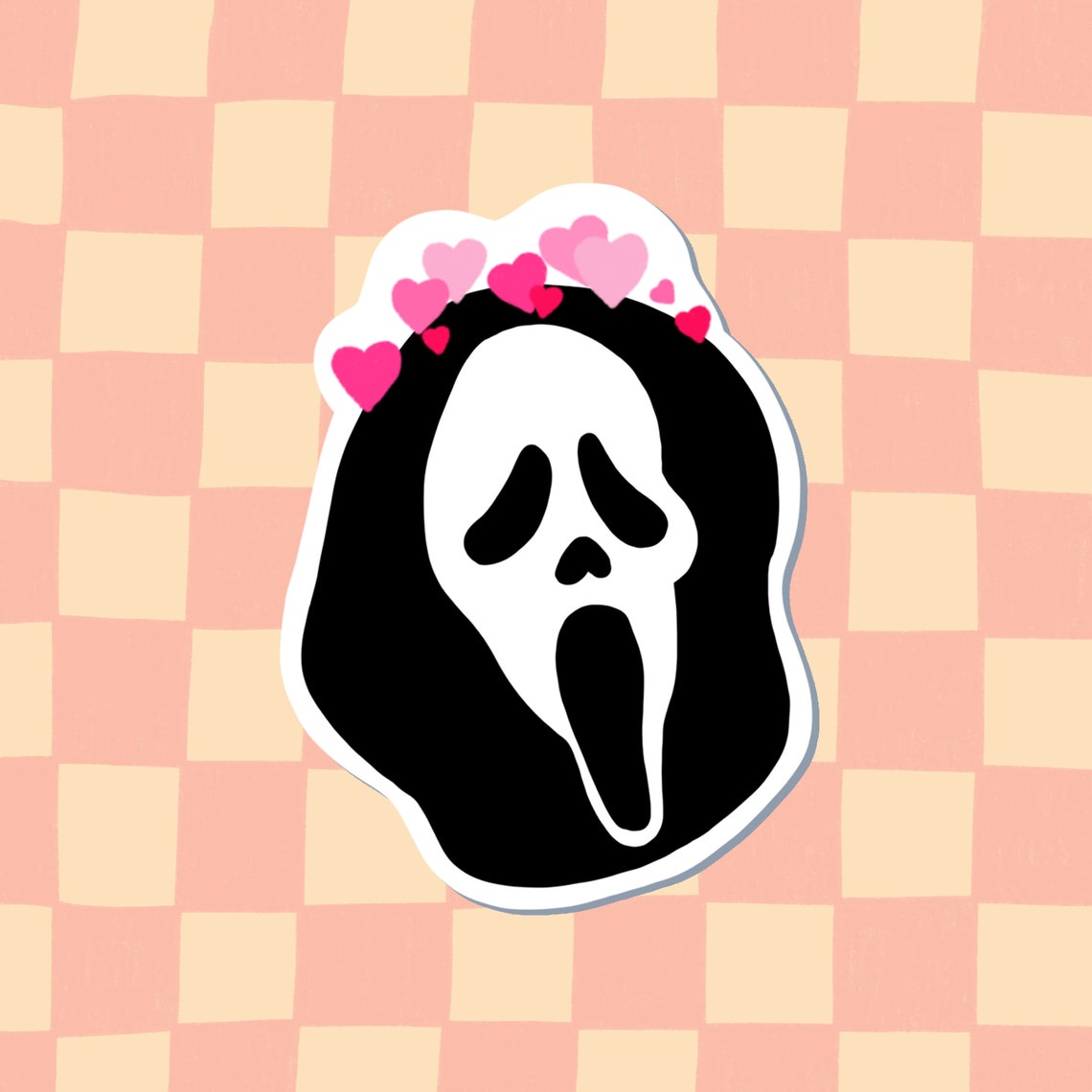 Scream Sticker / Vinilo brillante impermeable Troquelado | Etsy