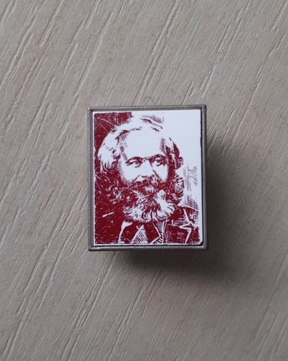 pin karl marx badge - Gem