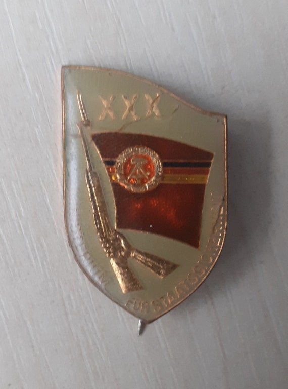 Stasi Badge DDR 30 Years Ministry of State Security East - Etsy