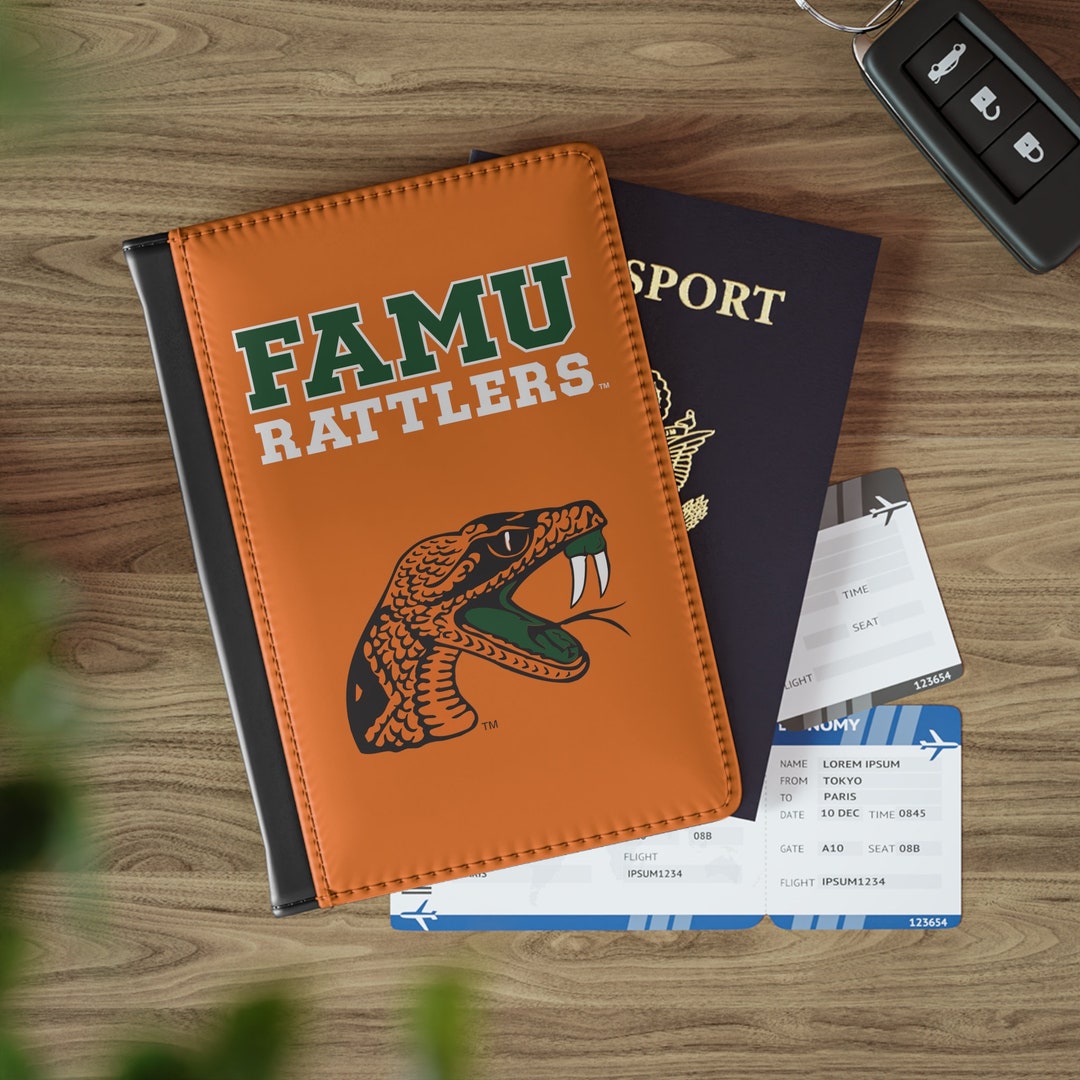 FAMU Rattler Expedition Passport Cover - Rfid-blocking, Faux Leather ...