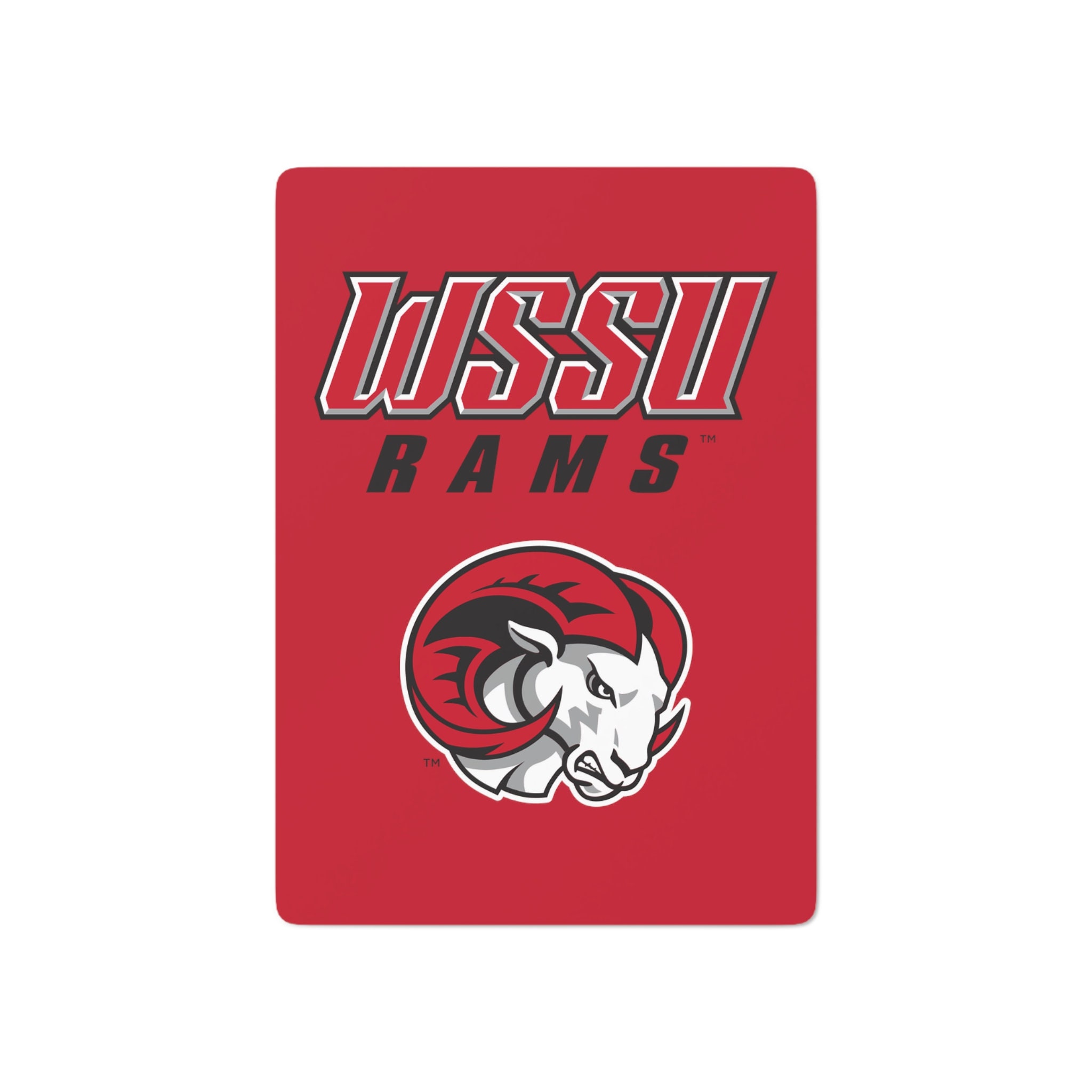 WSSU Rams Poker Cards Upgrade Your Card Games - Etsy