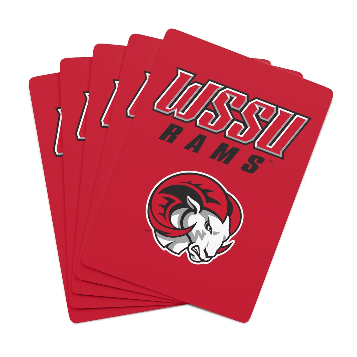 WSSU Rams Poker Cards Upgrade Your Card Games - Etsy
