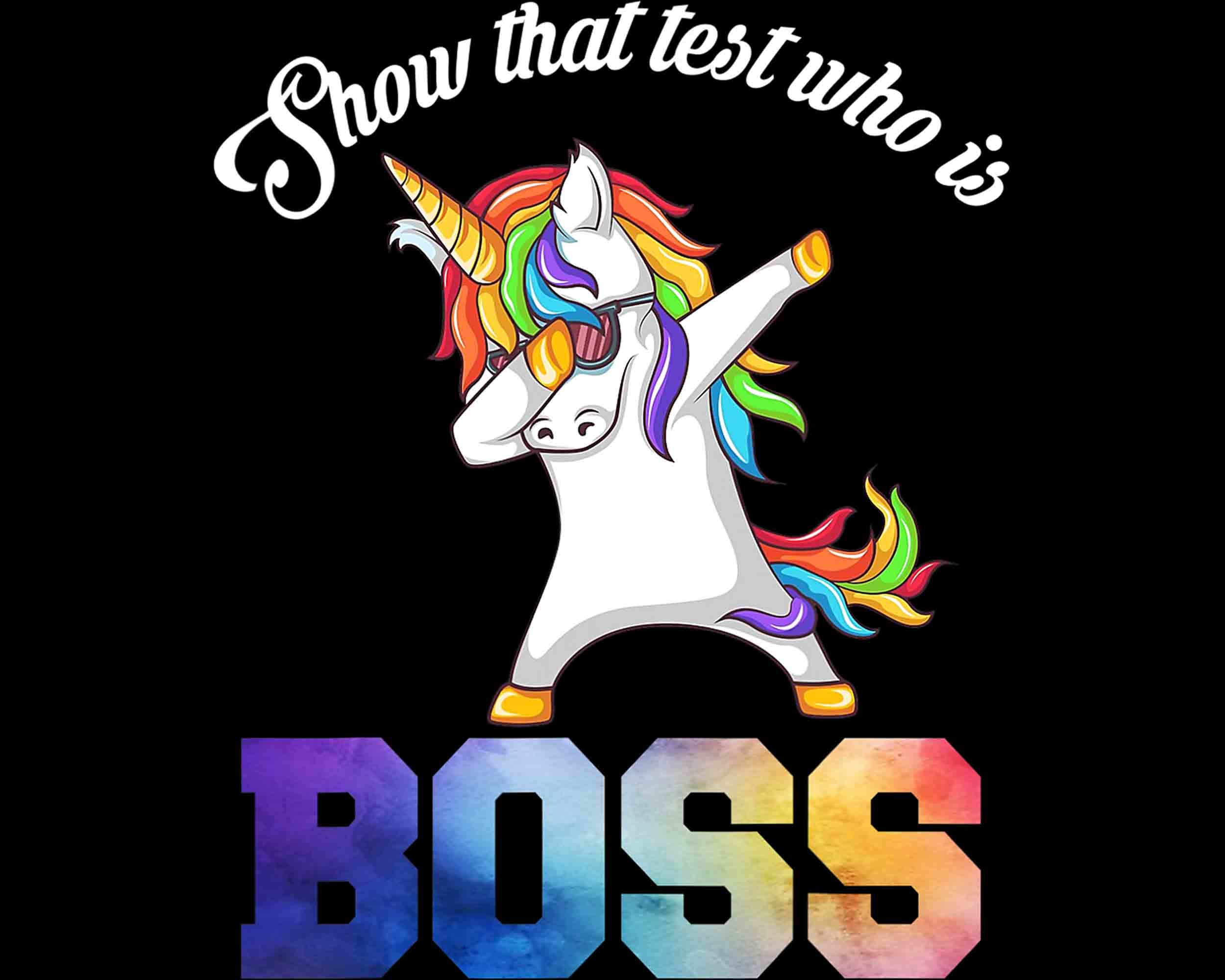 Dabbing Boss Unicorn Png Rainbow Unicorn Unicorn Png | Etsy