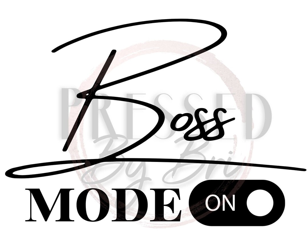 Boss SVG, Boss PNG, Boss Mode, Woman Power - Etsy