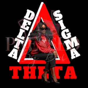 Delta Woman, Delta Sigma Theta Png, Delta, Delta Drip, 1913 Png - Etsy