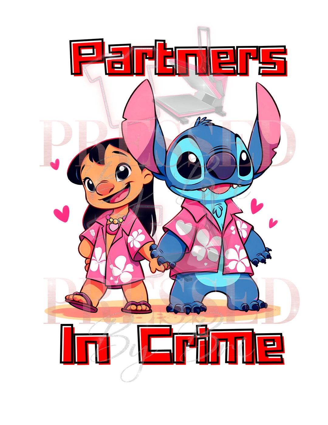 Partners in Crime, Lilo Ans Stitch, Lilo Png, Stitch Png, - Etsy