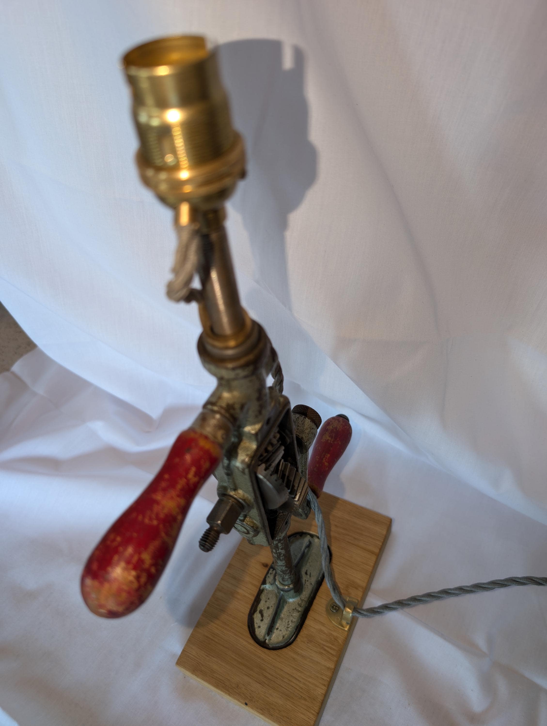 Upcycled Hand Drill Lamp - Etsy