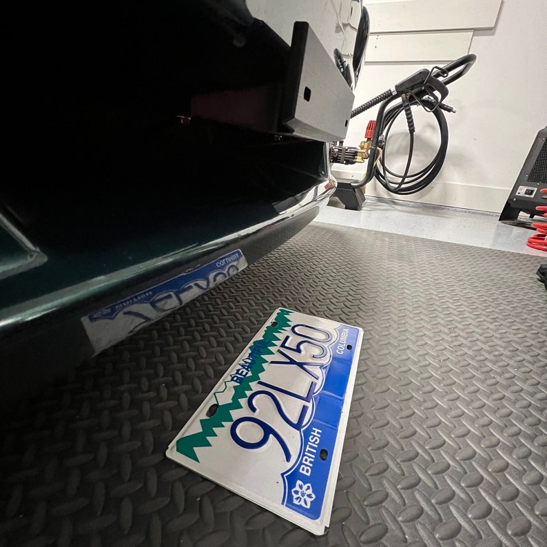 87-93 Ford LX Foxbody Mustang Front License Plate Bracket - NO Drilling ...