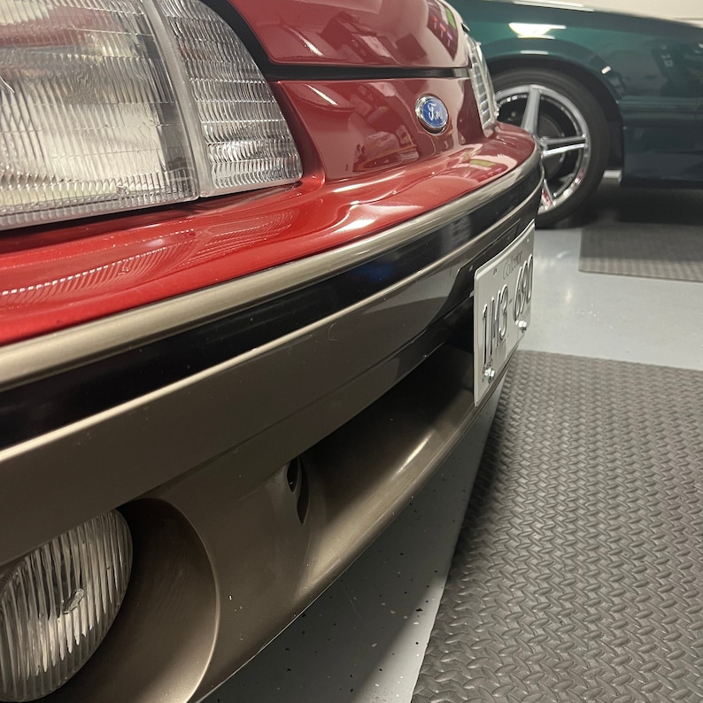 87-93 Ford GT Foxbody Mustang Front License Plate Bracket - NO Drilling ...