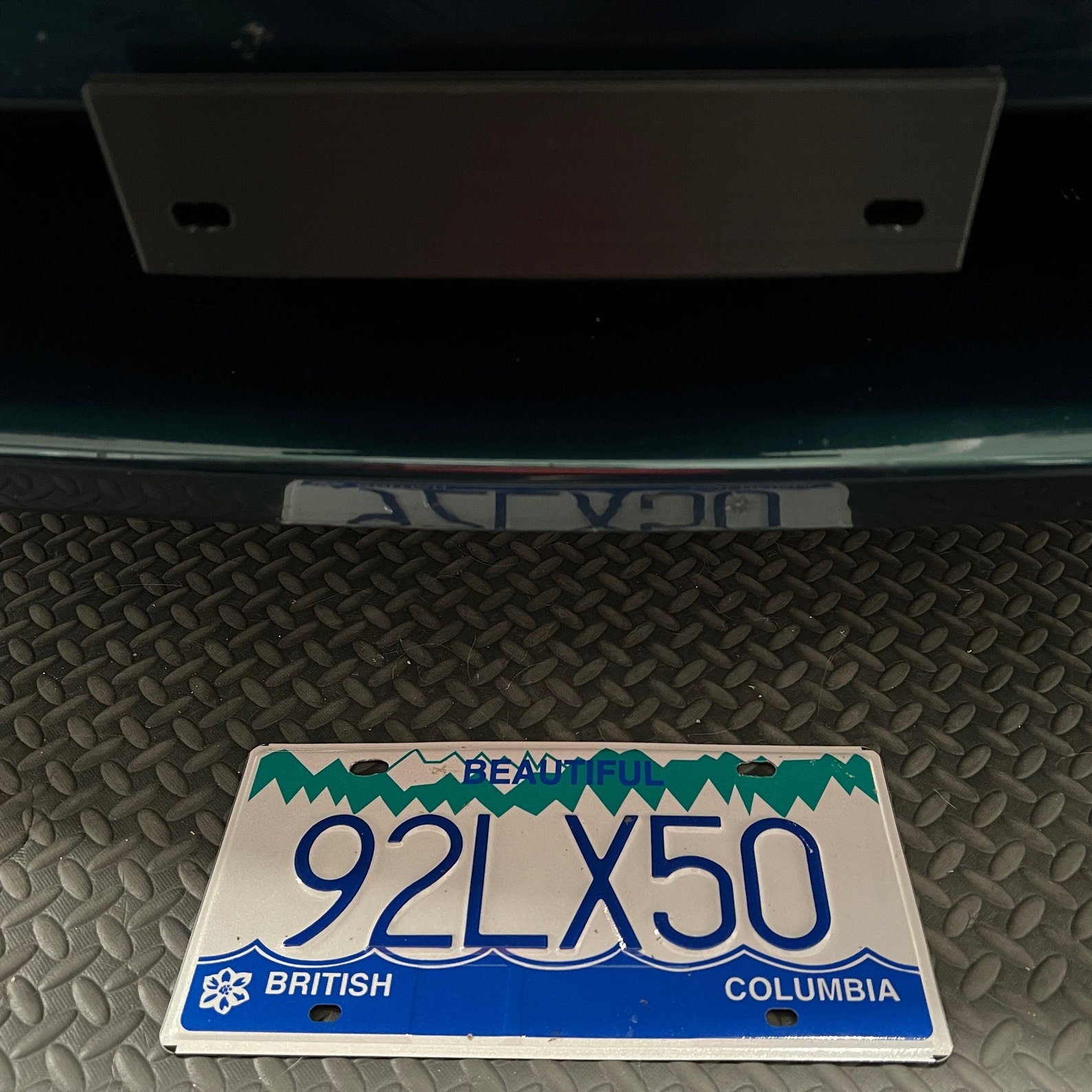 87-93 Ford LX Foxbody Mustang Front License Plate Bracket - NO Drilling ...