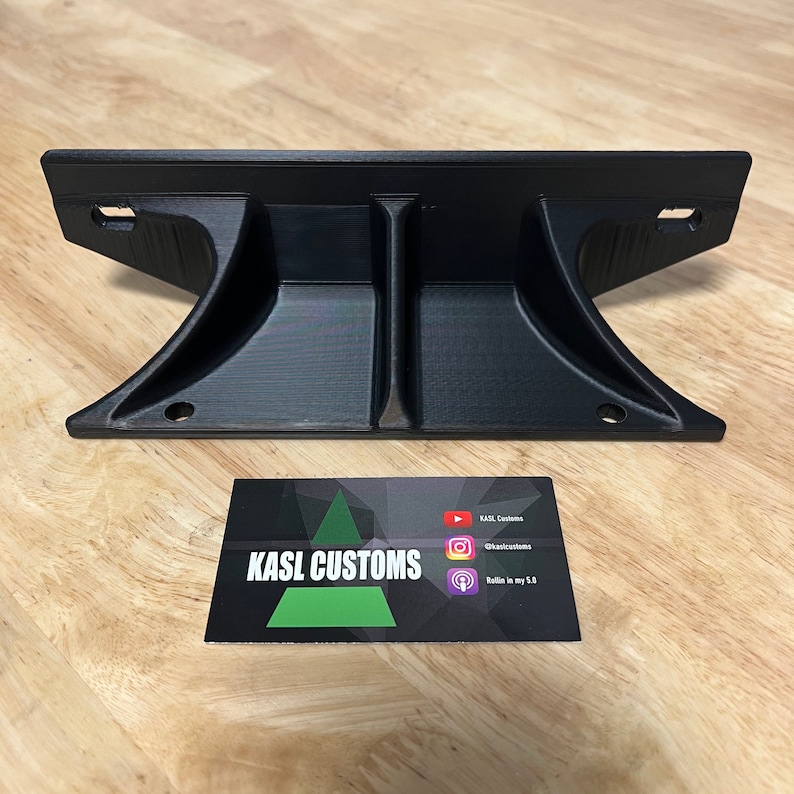 87-93 Ford GT Foxbody Mustang Front License Plate Bracket - NO Drilling ...