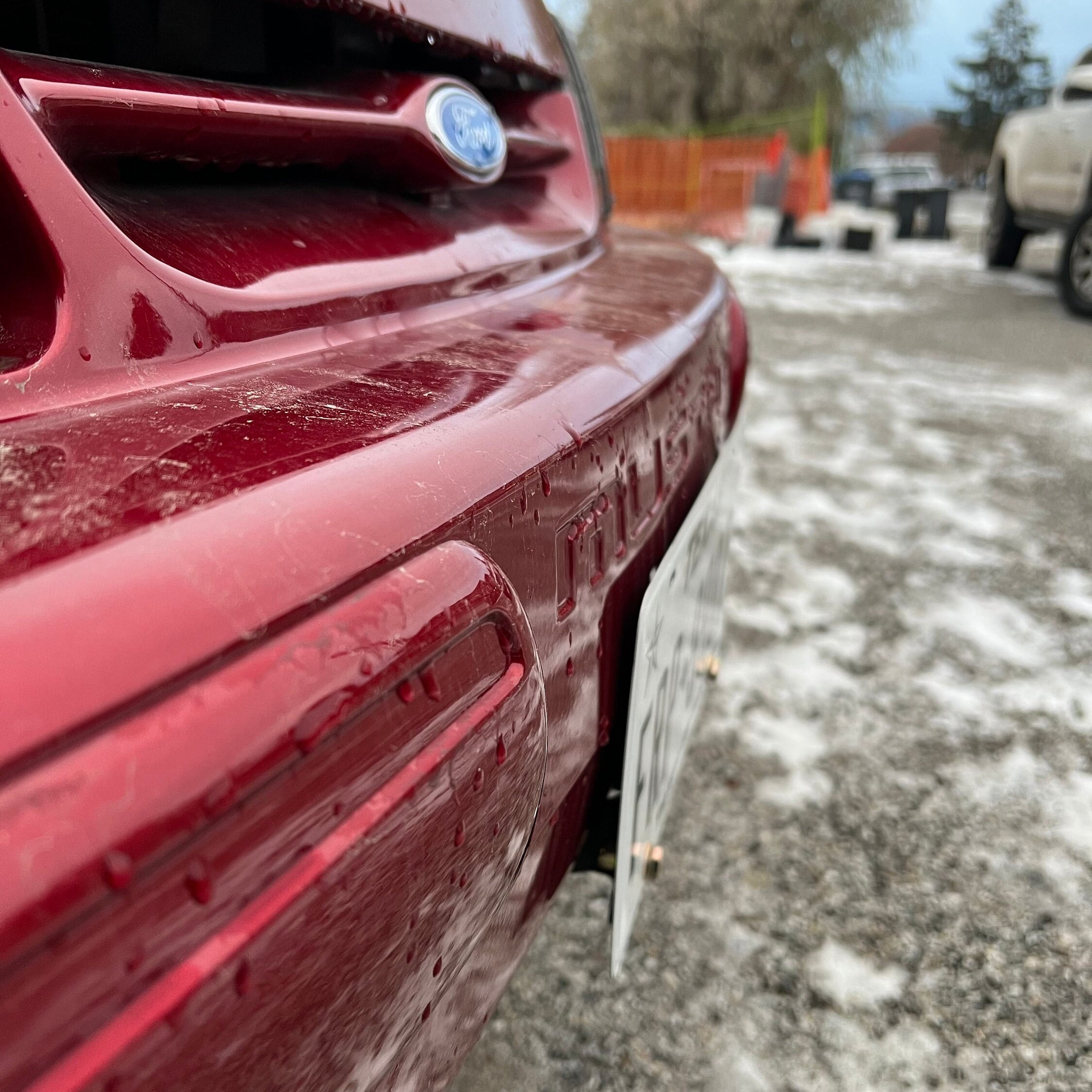 87-93 Ford LX Foxbody Mustang Front License Plate Bracket - NO Drilling ...