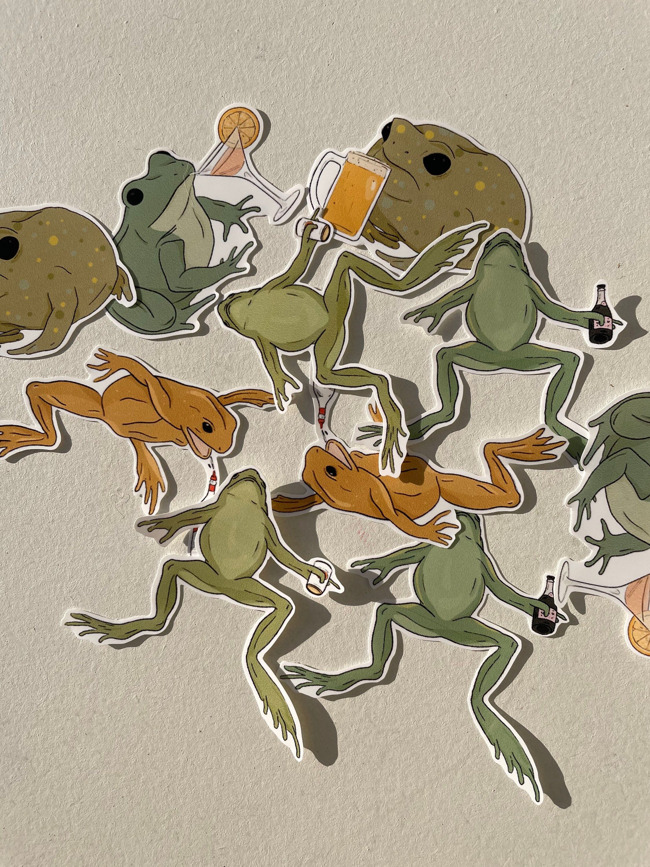 A Frog Too Many sticker pack - Etsy.de