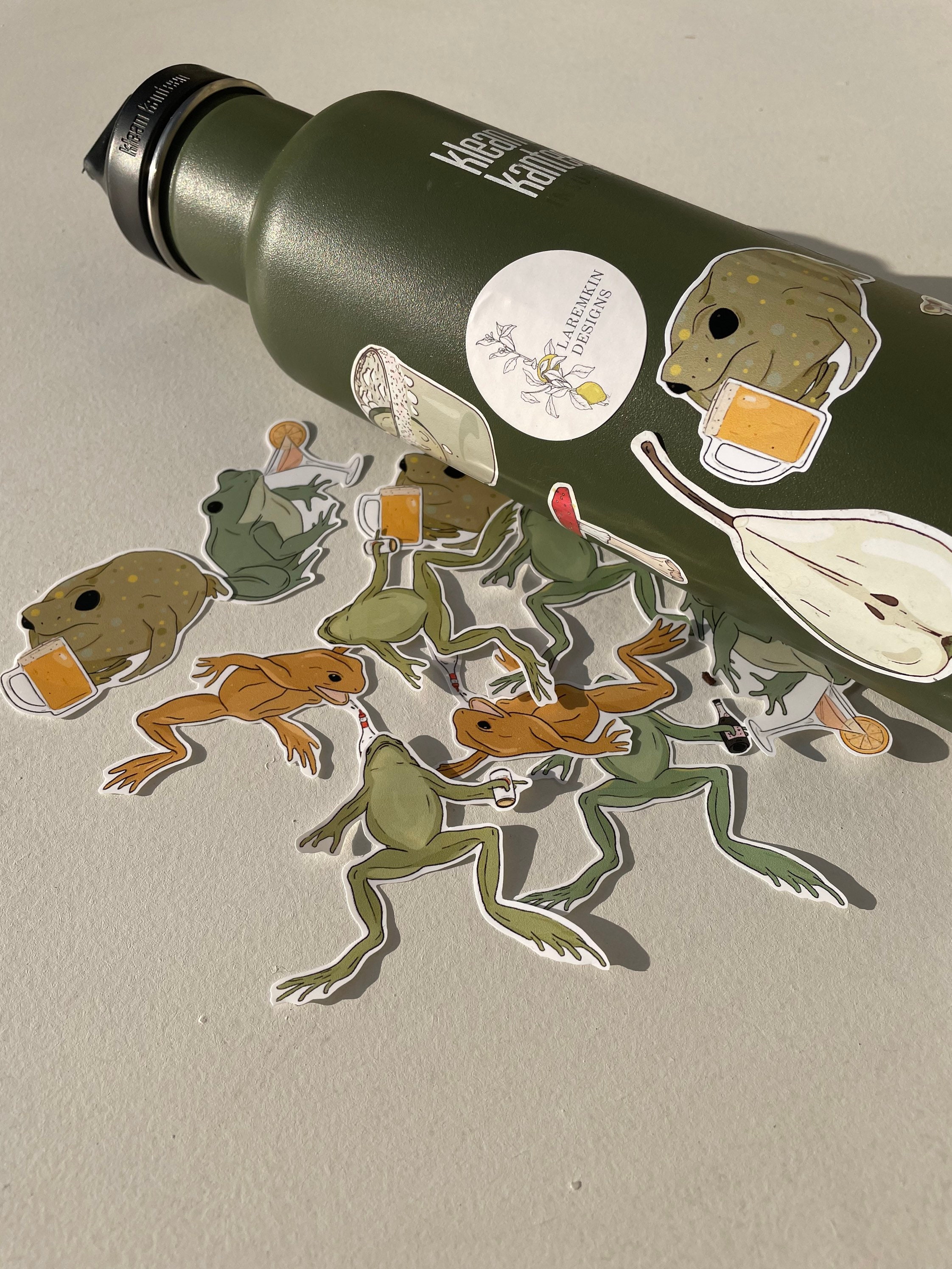 A Frog Too Many sticker pack - Etsy.de