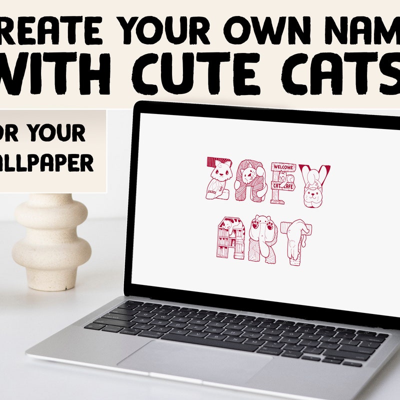 Custom Name Wallpaper - Etsy