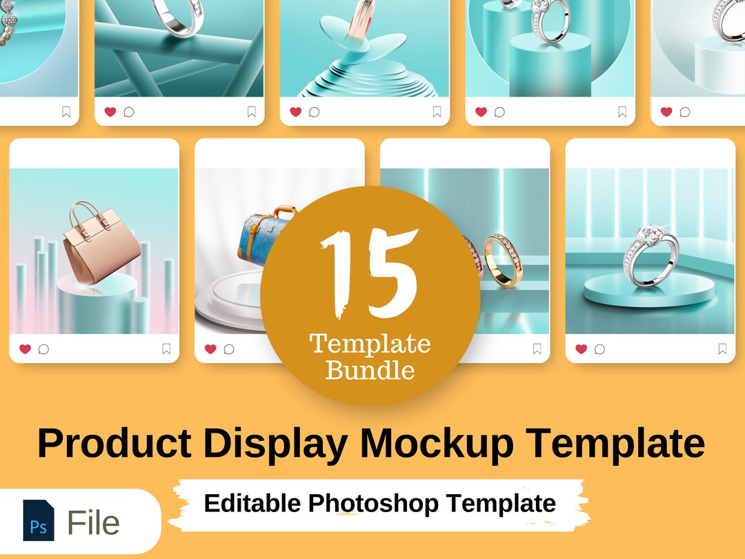 Modern Product Display Mockup Template for Instagram, Facebook Ads ...